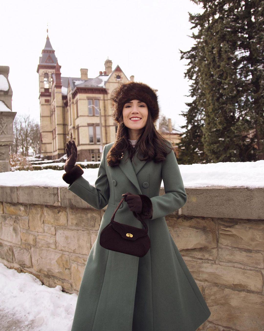 Carolina Pinglo | Merino wool with faux fur – Cornelia James