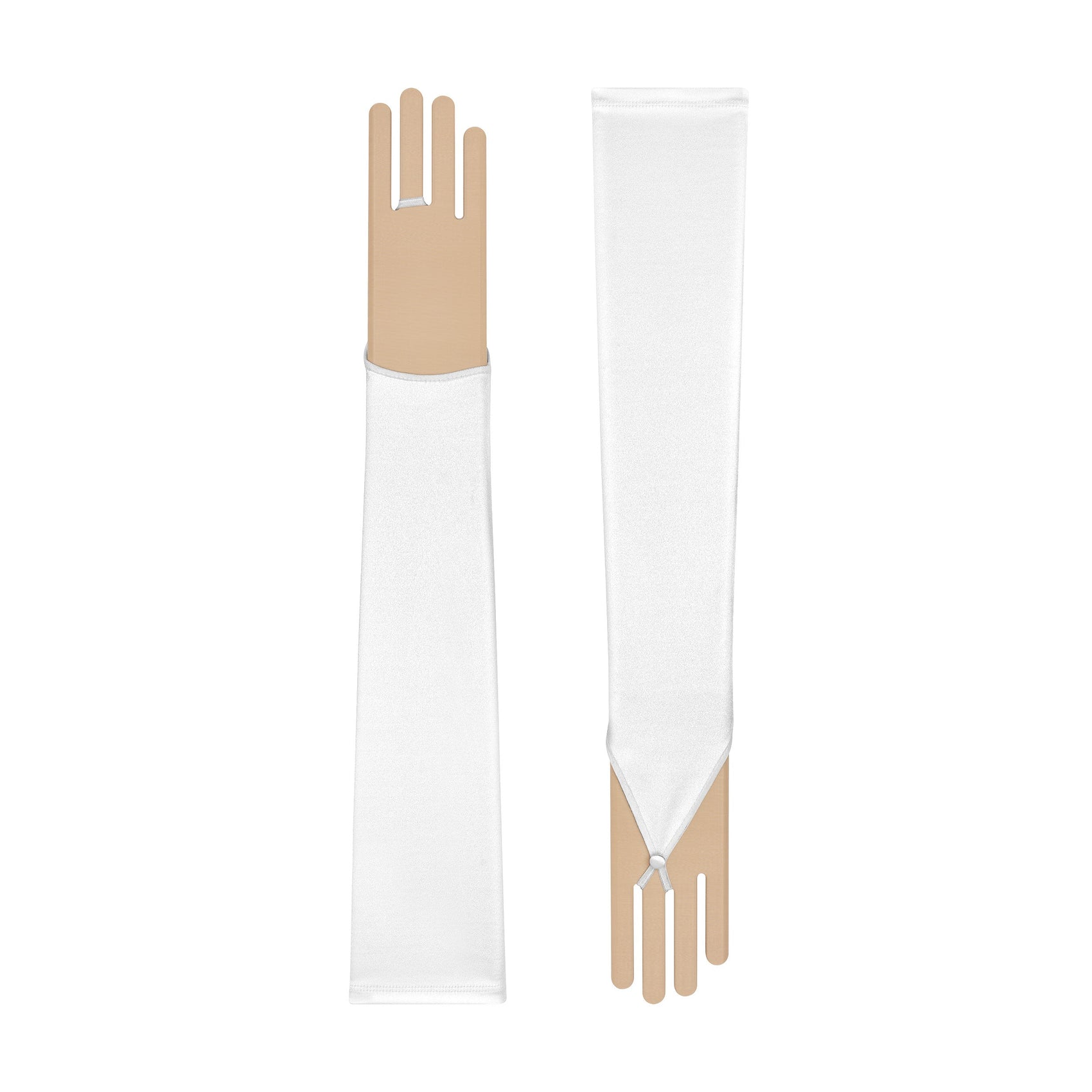 Satin Fingerless Opera Gloves Cecillia