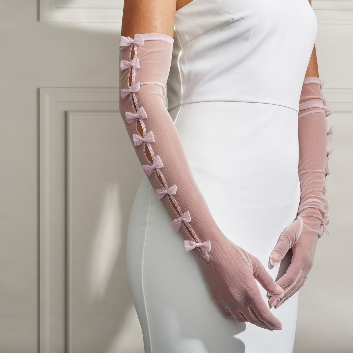 Tulle Opera Gloves - Jessica